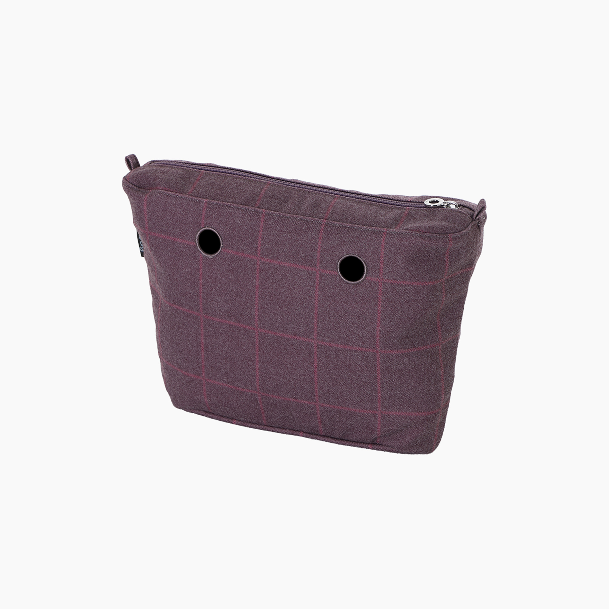O bag mini inner bag burgundy square fabric | Make your own item | O bag